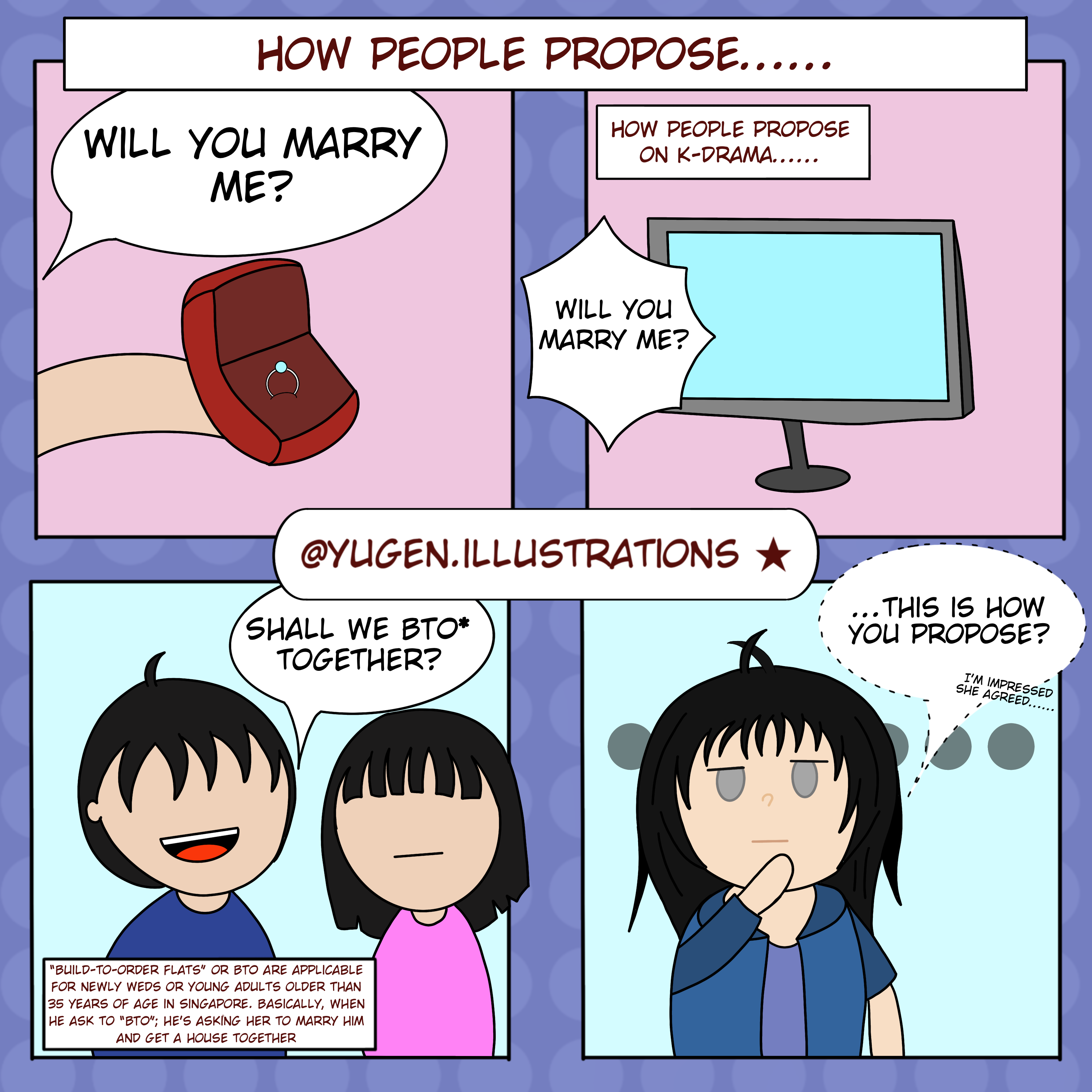 Life of Mi #4: Proposal — Yugen Illustrations - Buymeacoffee