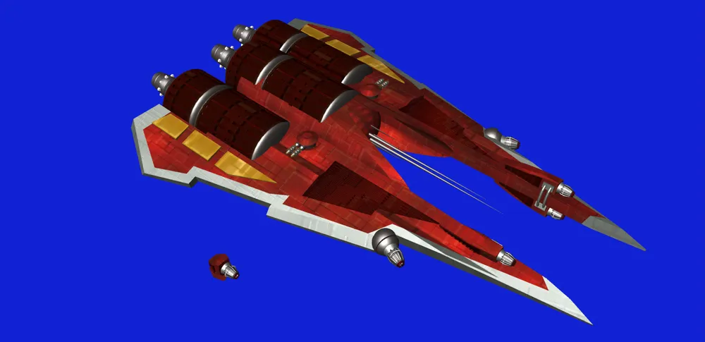 Old Starship Renders — Tyrel Lohr - Buymeacoffee