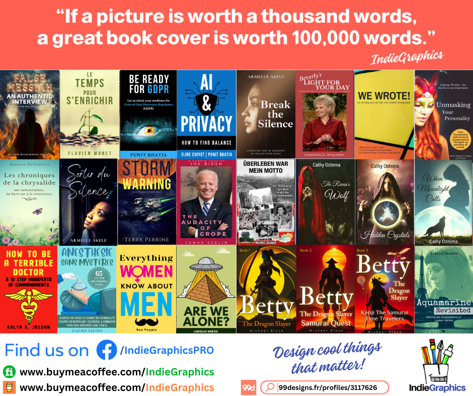 The importance of a great book cover design — IndieGraphics - Buymeacoffee