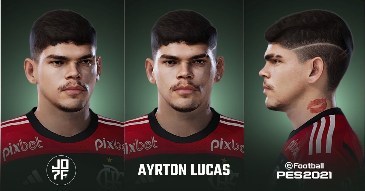 Ayrton Lucas - PES 2021 (PC MOD) is now available! — Jo7 Facemaker - Buymeacoffee