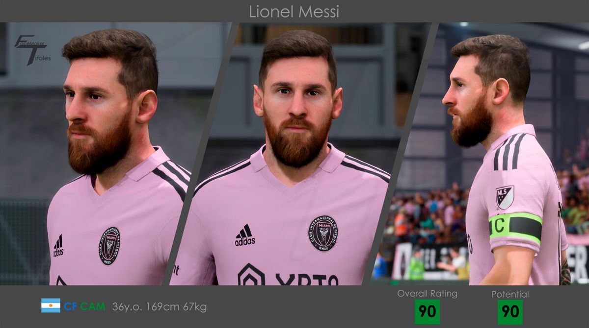 Messi facemod is now available! — o_tiroles - Buymeacoffee
