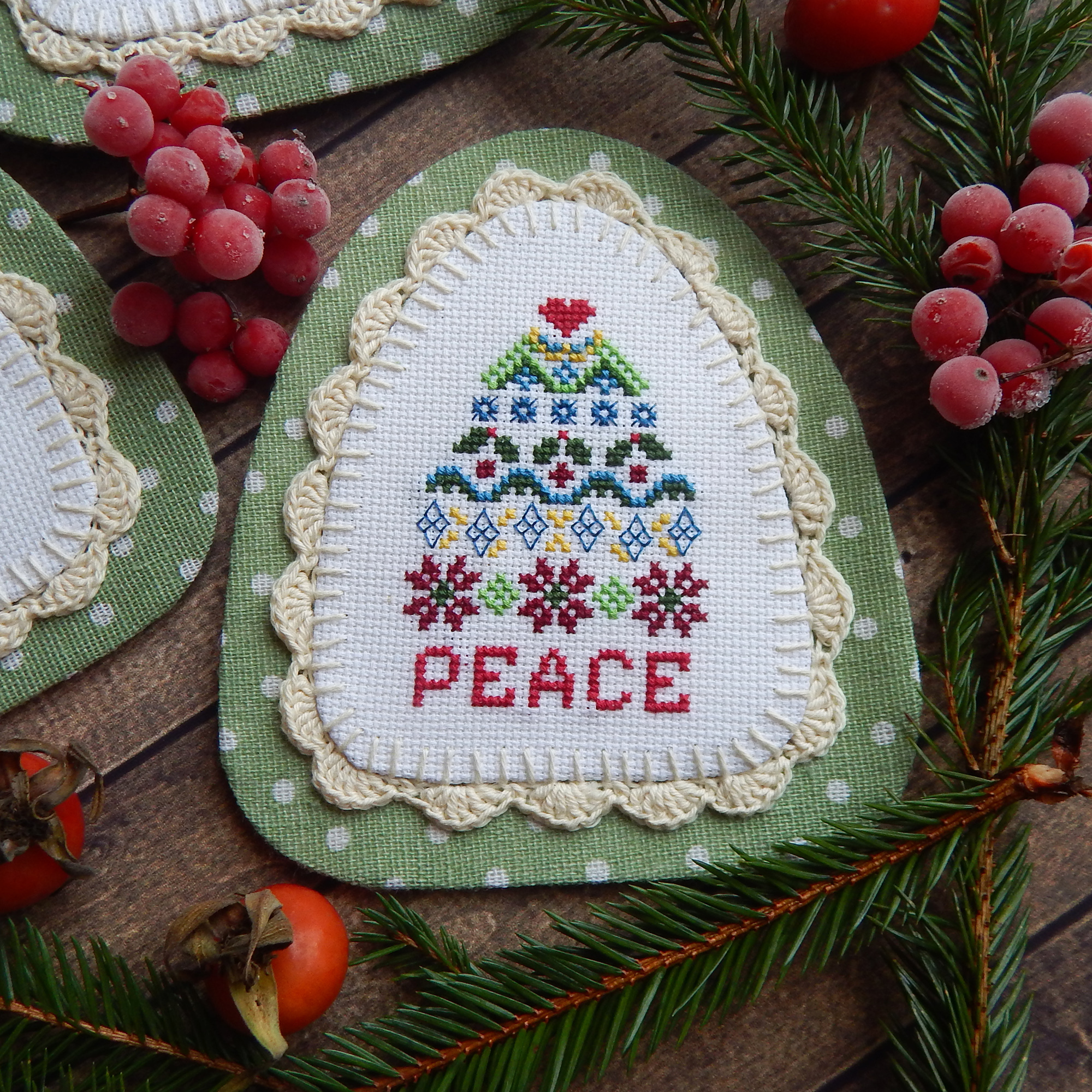 NEW RELEASE! Set of three Christmas patterns — StitchOnGoodLuck ...