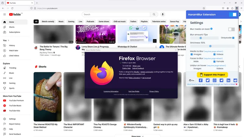 HaramBlur Project - Buymeacoffee