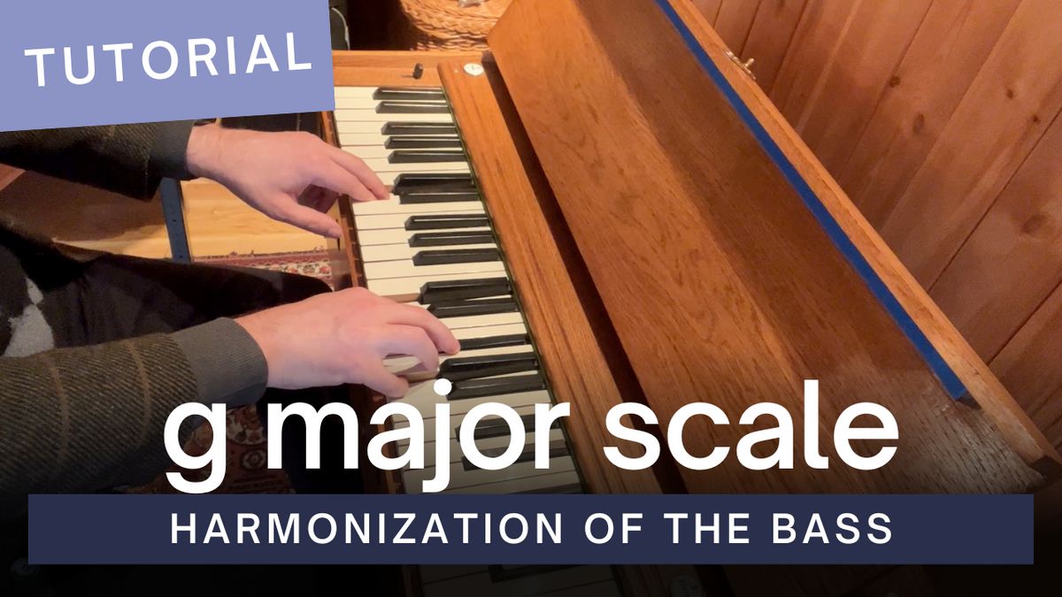 How to Harmonize G Major Scale in the Bass — Secrets of Organ Playing - Buymeacoffee