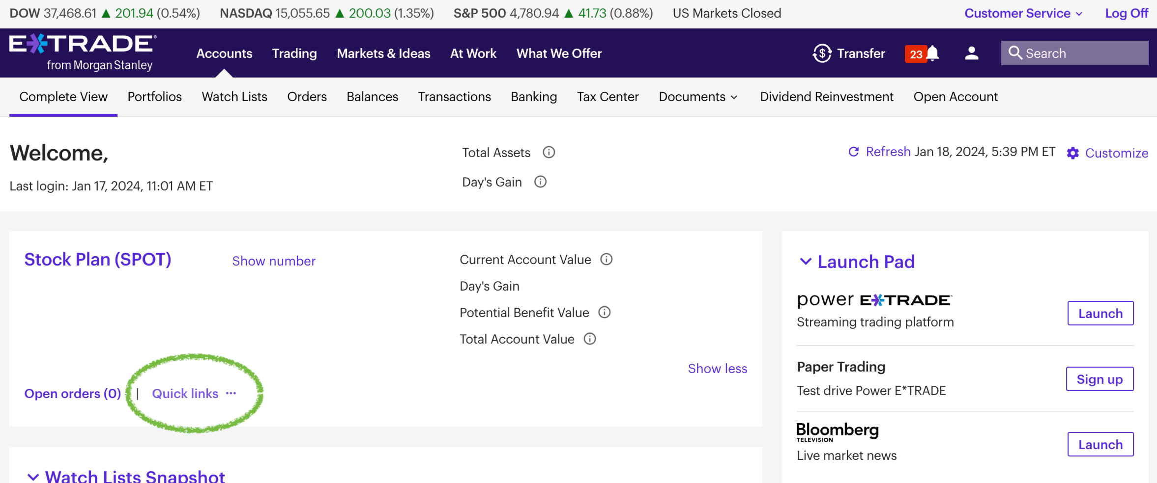 ETrade export guide - Gains & Losses — Isak Bakken - Buymeacoffee