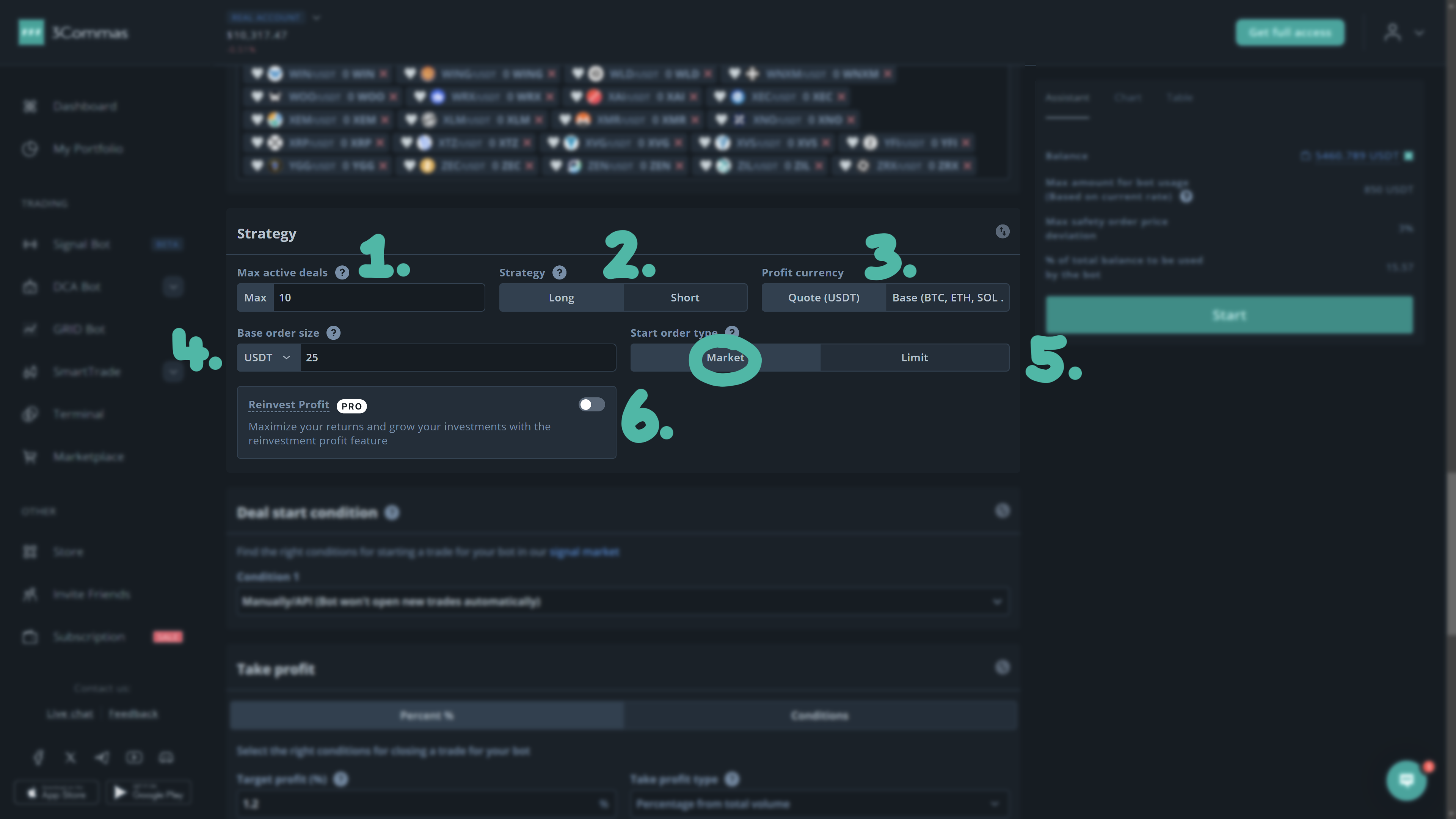 Step-By-Step Tutorial - 3Commas — EmuMoon - Buymeacoffee