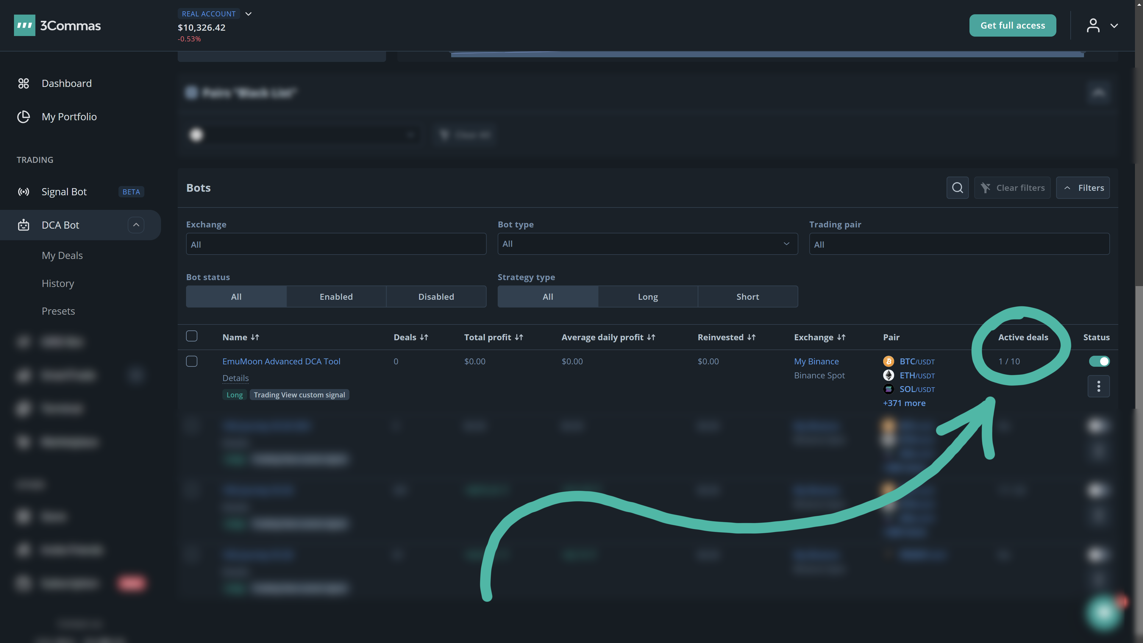 Step-By-Step Tutorial - 3Commas — EmuMoon - Buymeacoffee