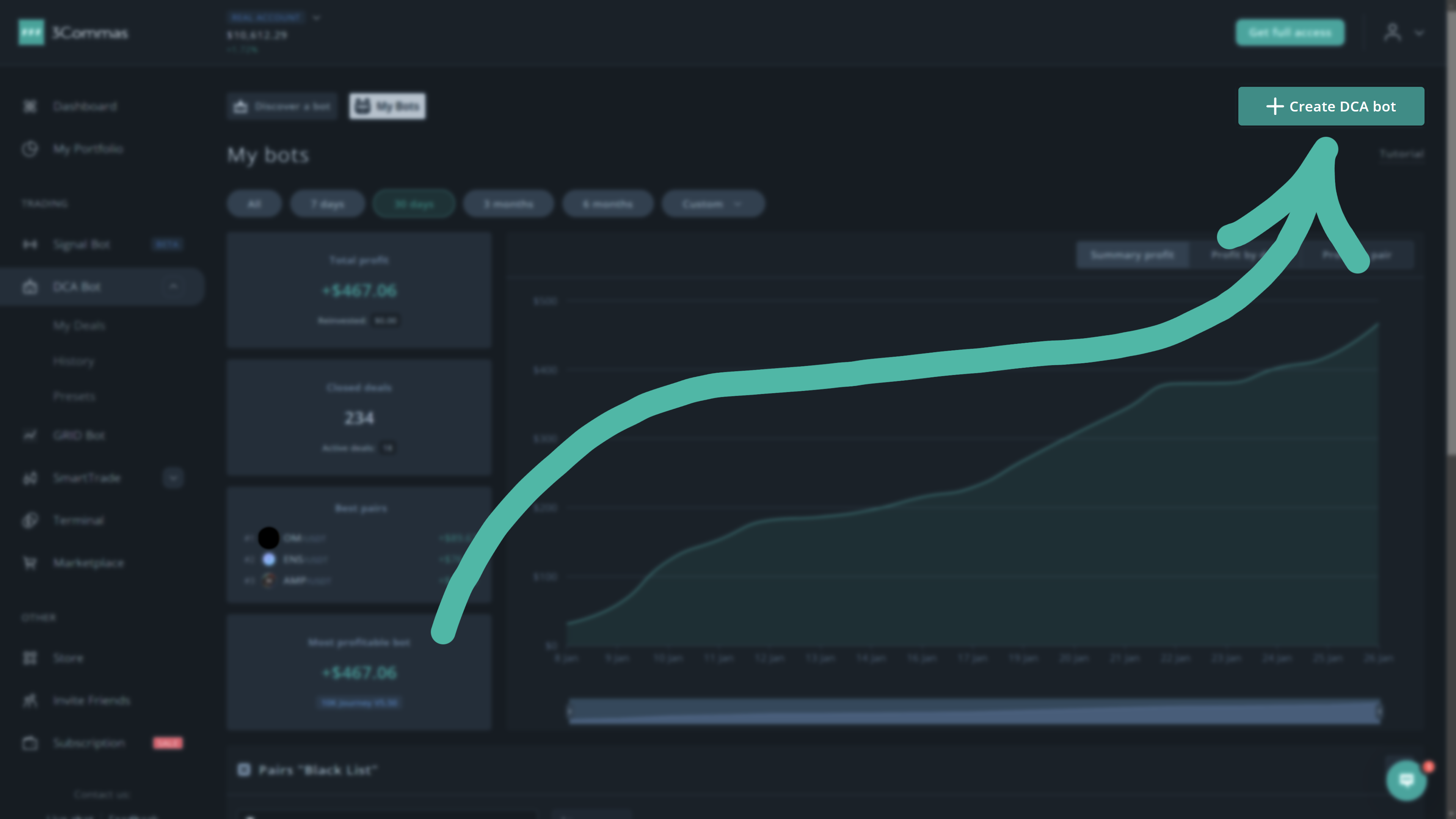 Step-By-Step Tutorial - 3Commas — EmuMoon - Buymeacoffee