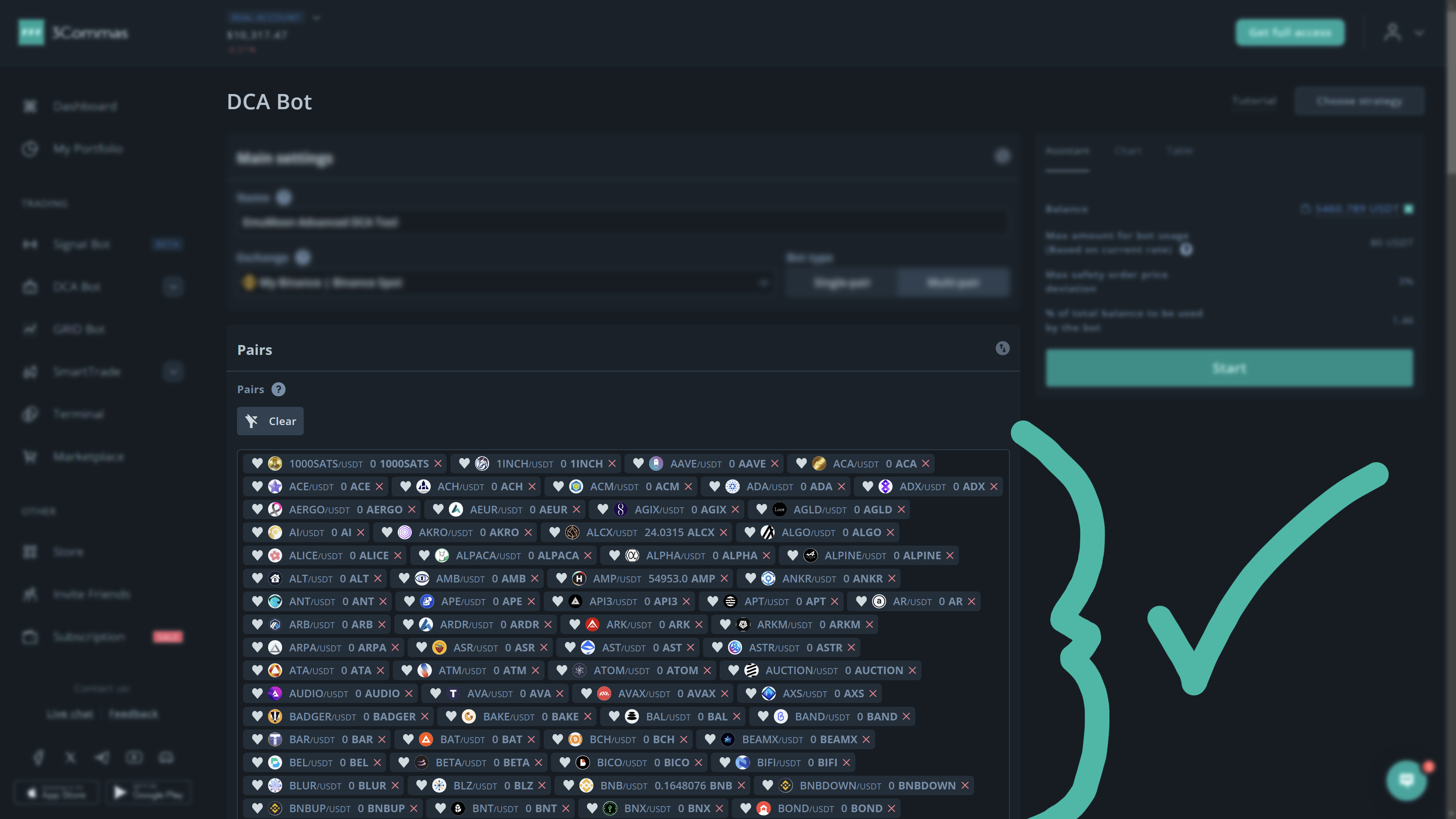 Step-By-Step Tutorial - 3Commas — EmuMoon - Buymeacoffee