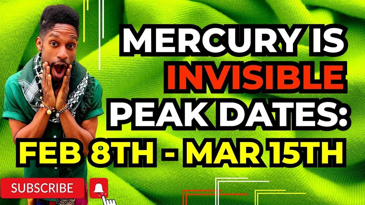 Mercury Invisible | + Surprise!! & TOP 10 Remedies: Mercury Conjunct ...