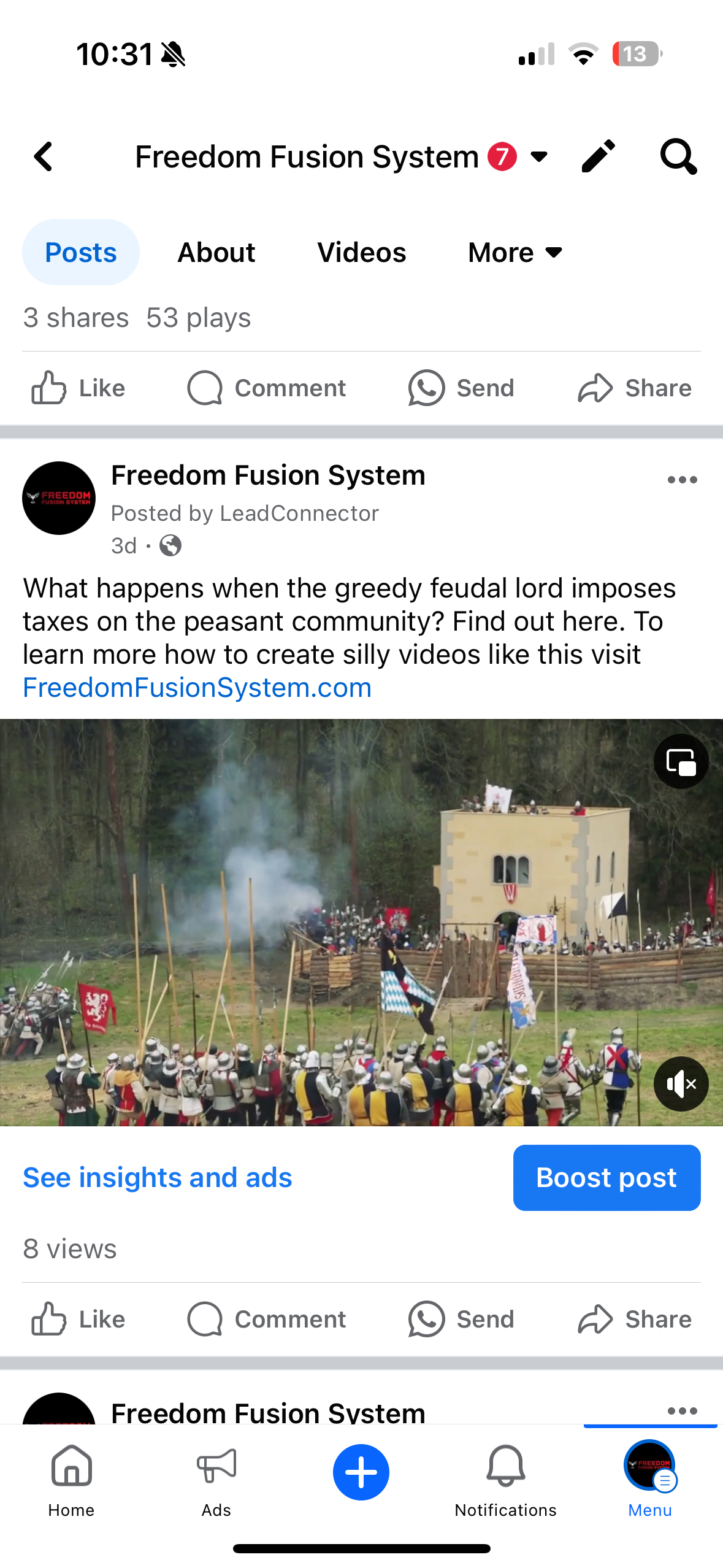 Conquer your Feudal Land with Freedom Fusion Booster — Rome Wells ...