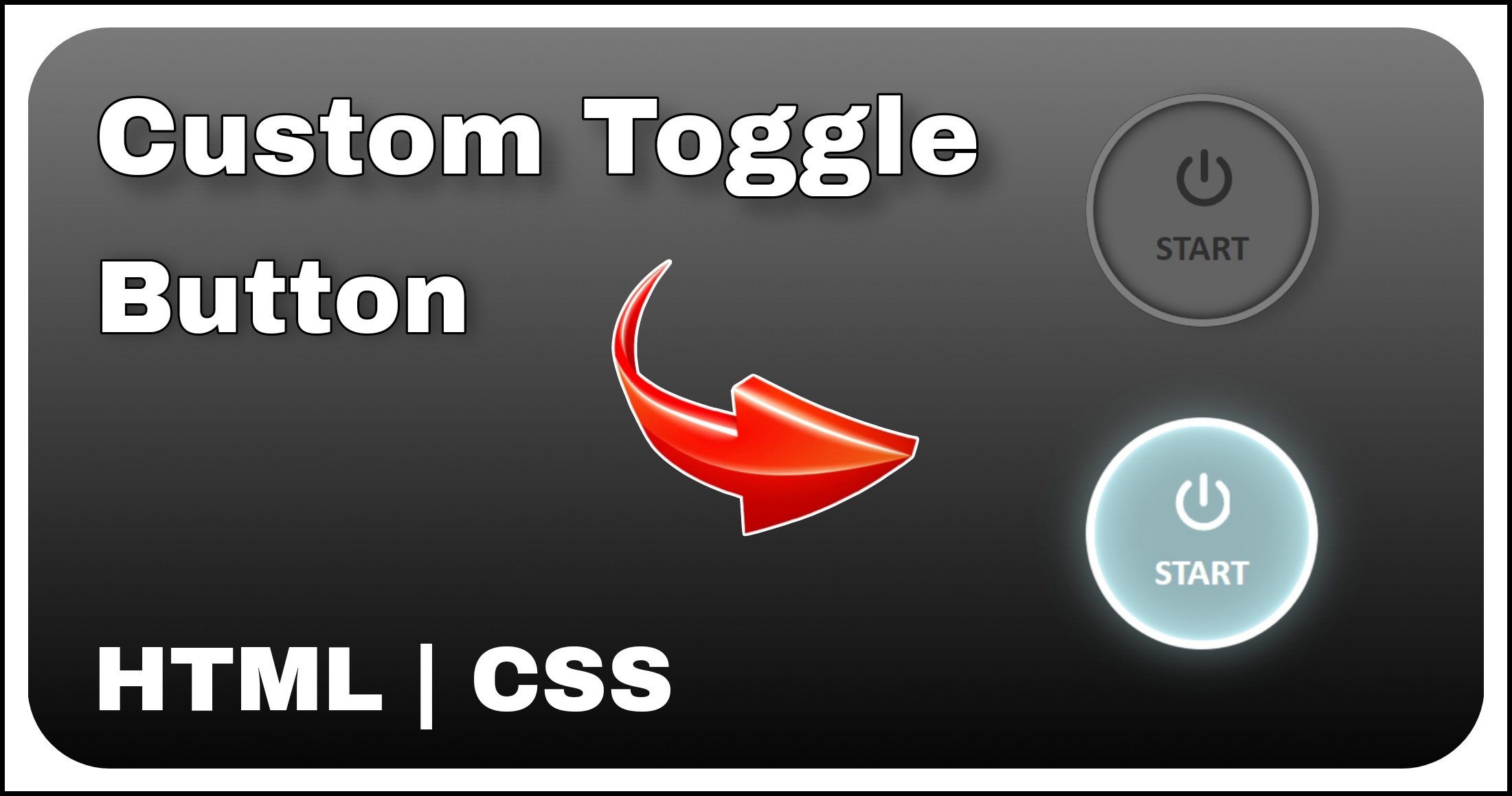Toggle Button using HTML and CSS — Smart UI Studio - Buymeacoffee