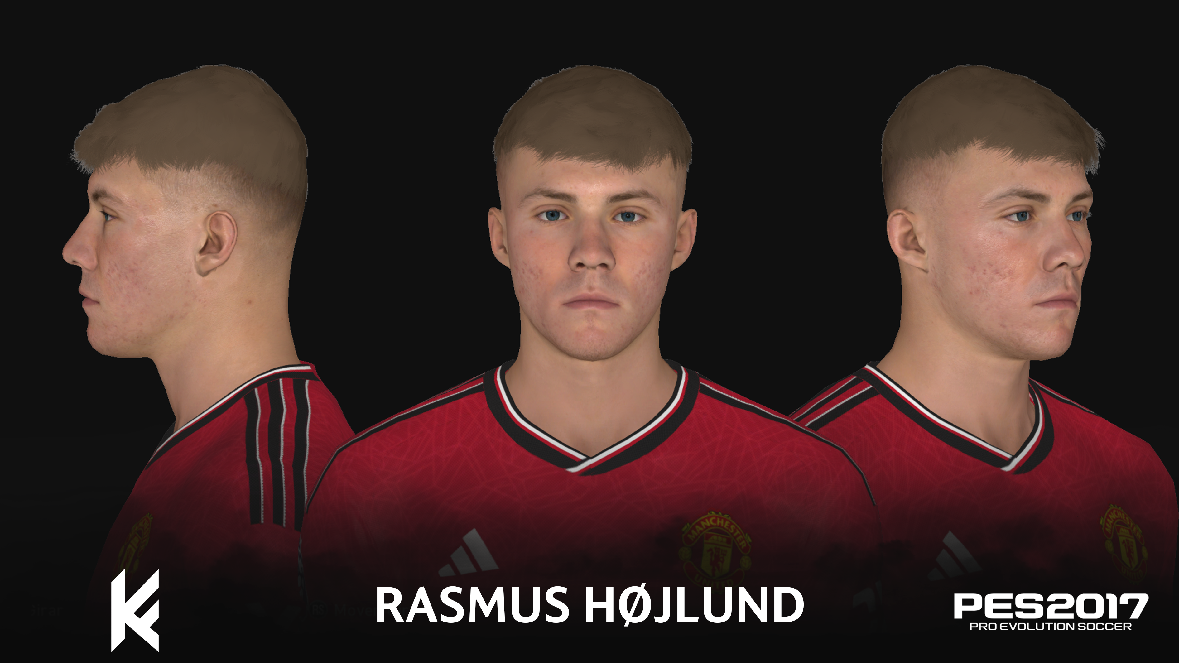 Rasmus Højlund by Kodigo Facemaker (PES 2017) — Kodigo Facemaker ...
