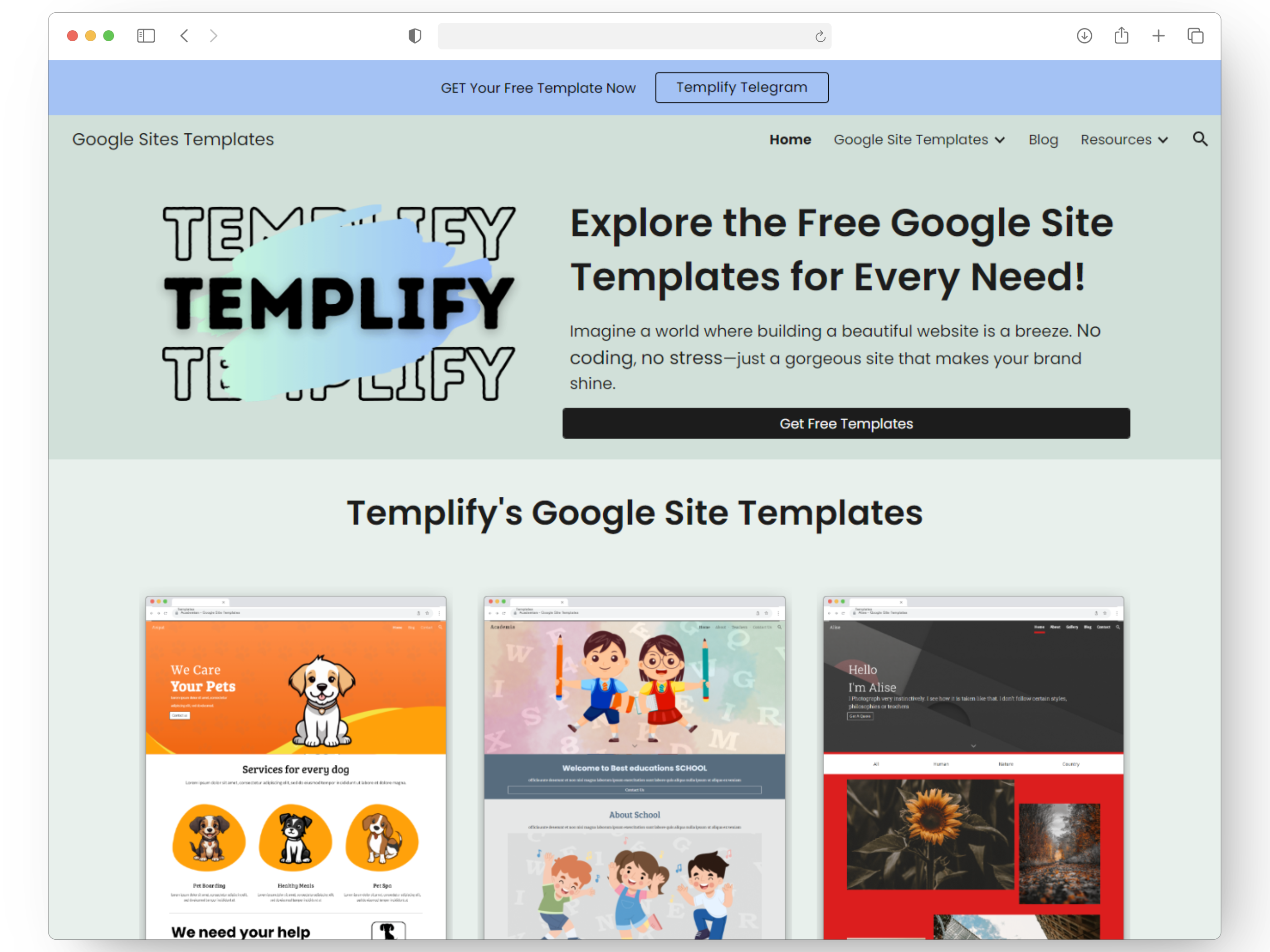 Where can I find the Best Free Google Sites Templates. — Templify ...