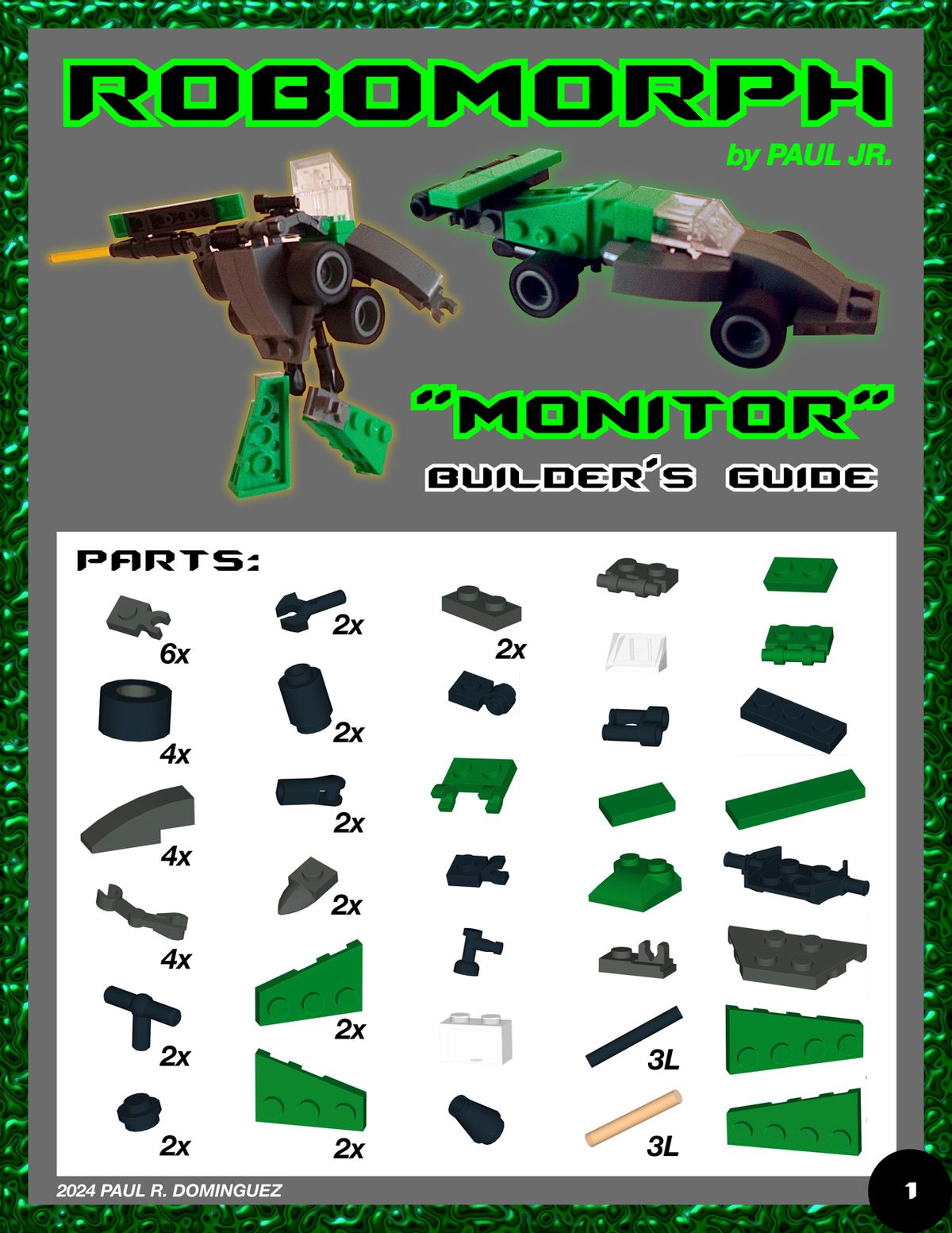 ROBOMORPH | "Monitor" Builder's Guide by Paul Jr. — BOOTLEGO ROBOMORPH ...