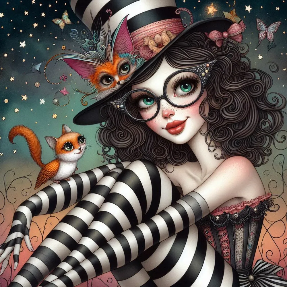 Whimsical Lady — AI-Creations - Buymeacoffee