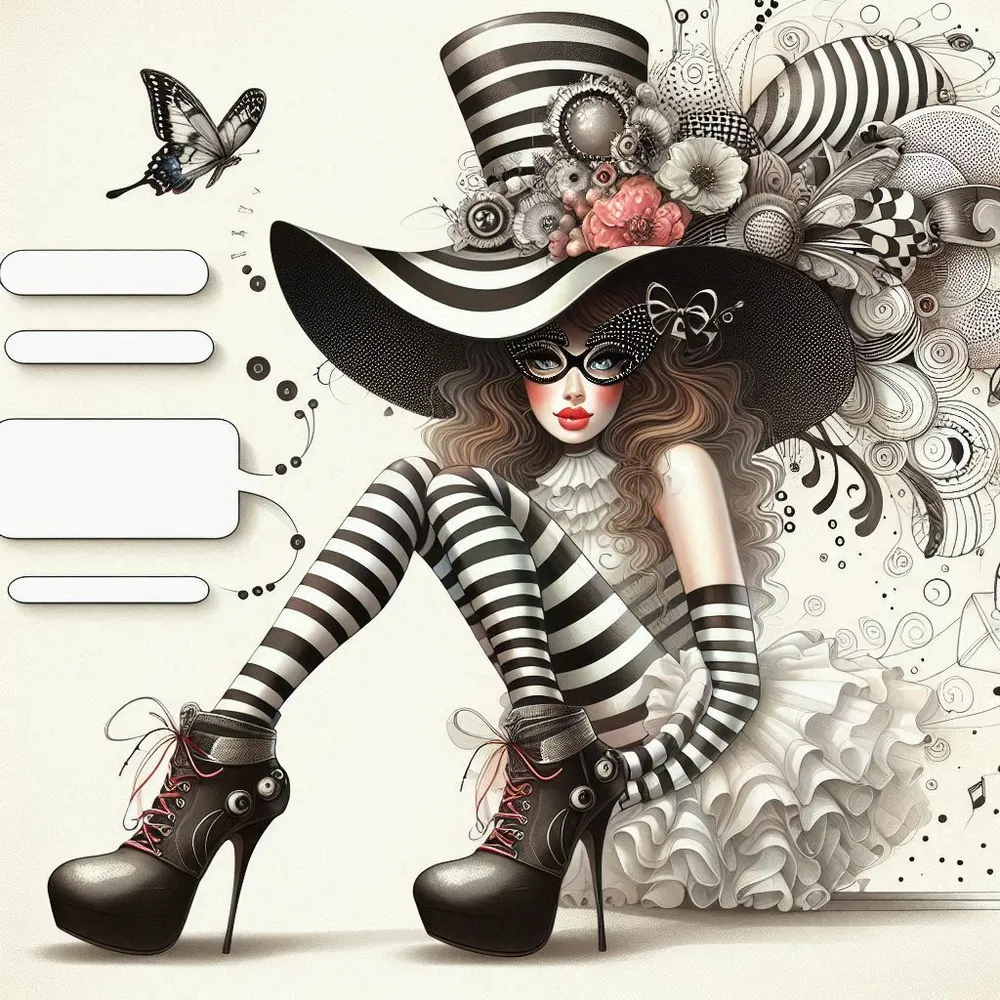 Whimsical Lady — AI-Creations - Buymeacoffee