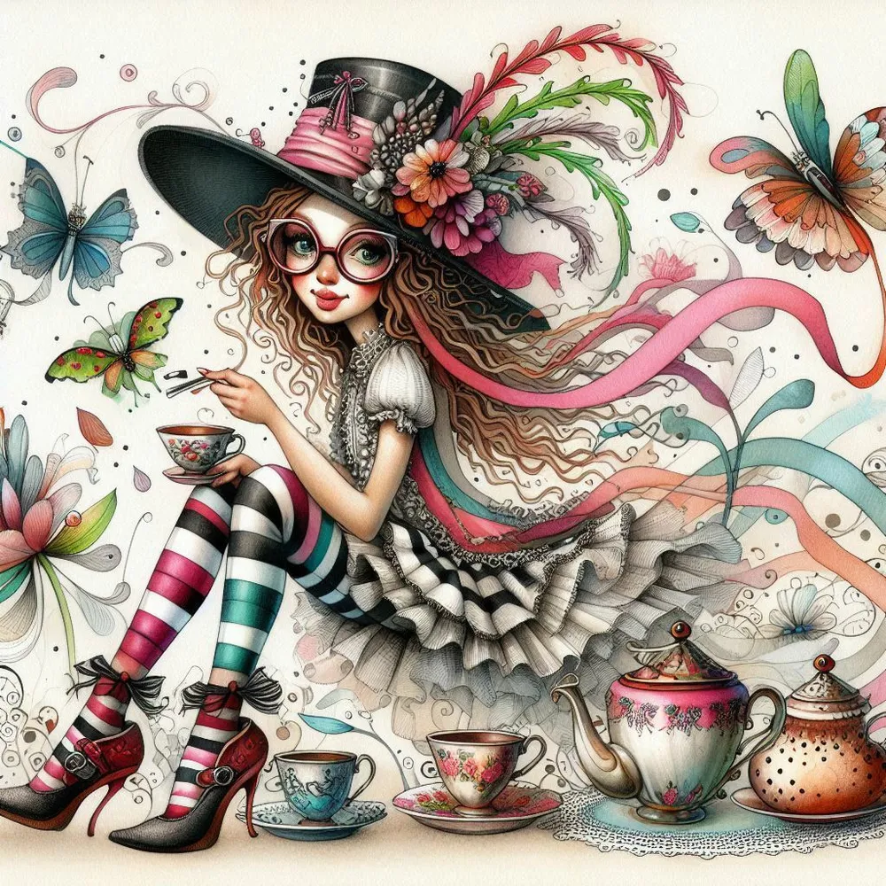 Whimsical Lady — AI-Creations - Buymeacoffee