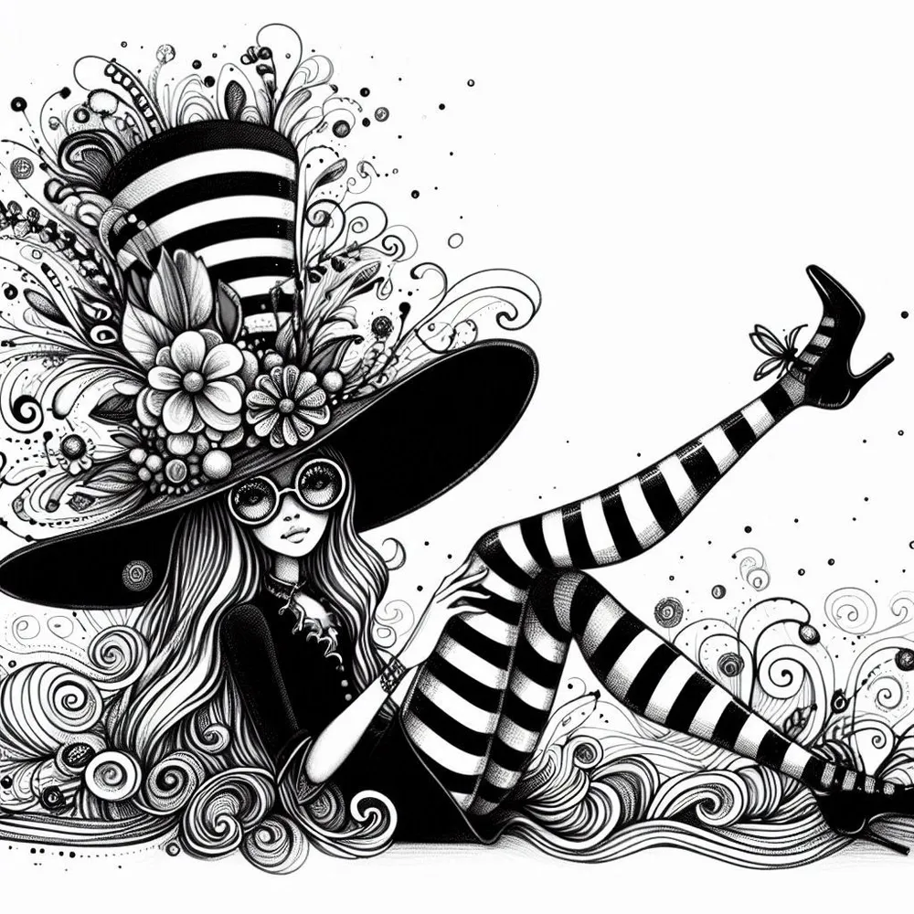 Whimsical Lady — AI-Creations - Buymeacoffee
