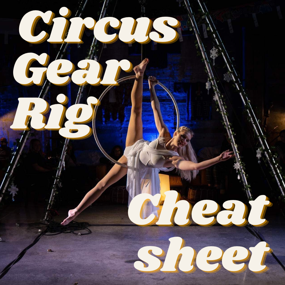 Circus Gear Cheat Sheet — The lovely luna - Buymeacoffee