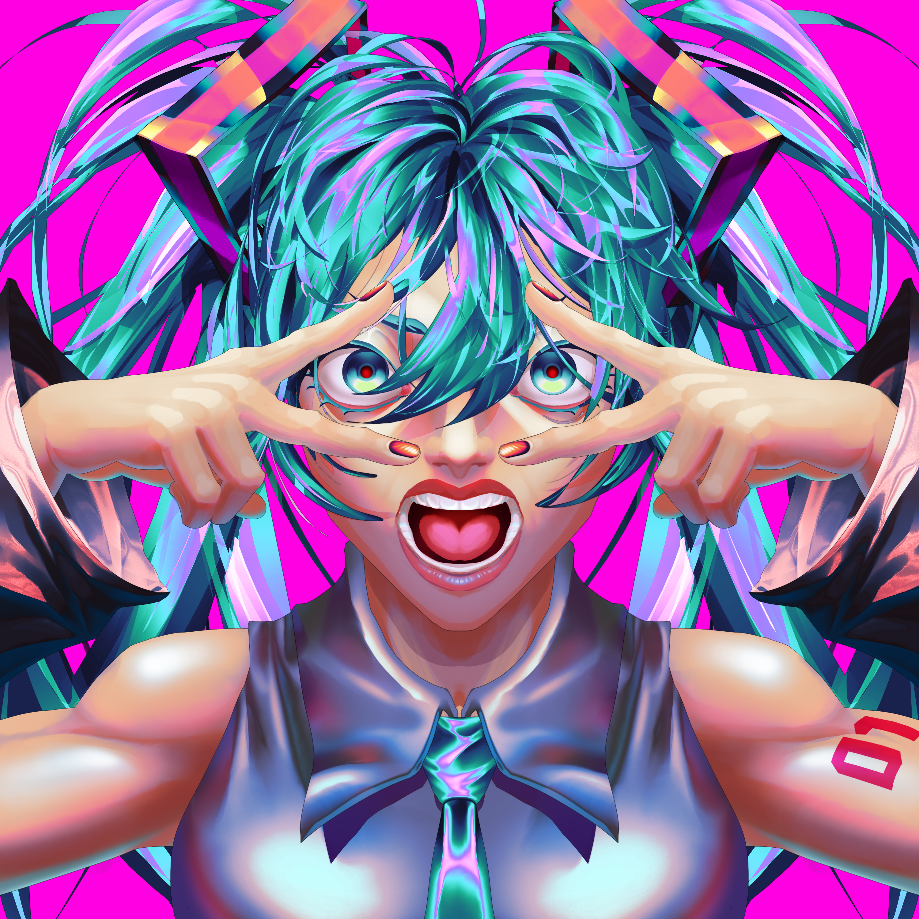 Hatsune Miku Angry Wallpaper