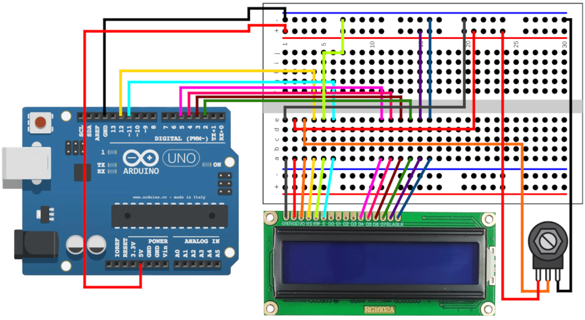 Arduino Chapter 7 Lcd And A Potentiometer — It2051229 Buymeacoffee 5814
