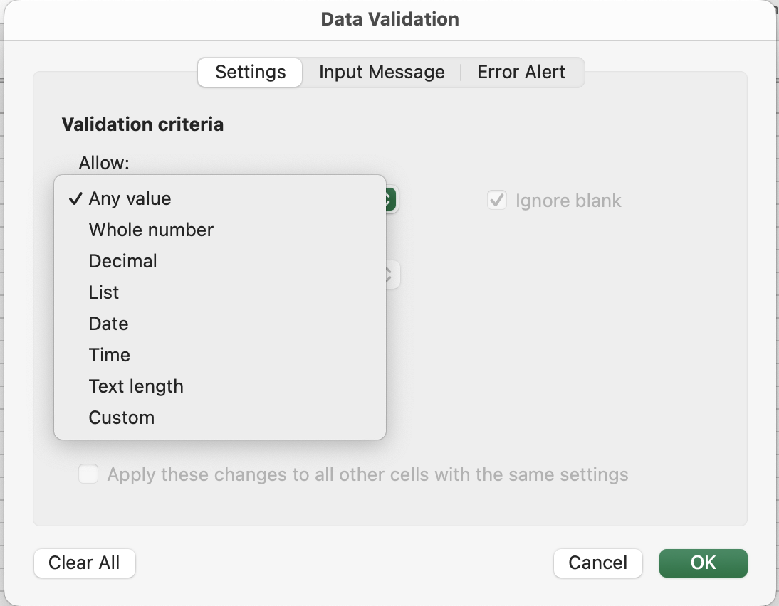 Create Dropdown In Excel Using Data Validation — Vincentwidyan Erin