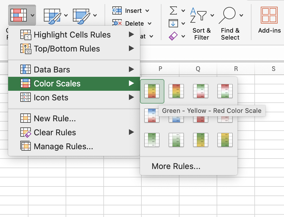 Coloring Cells in Excel Based on Value — vincentwidyan | Erin Data ...