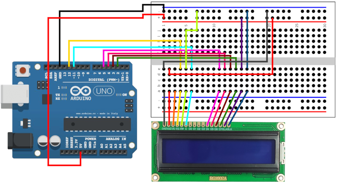 Arduino Chapter 7: LCD and a Potentiometer — it2051229 - Buymeacoffee