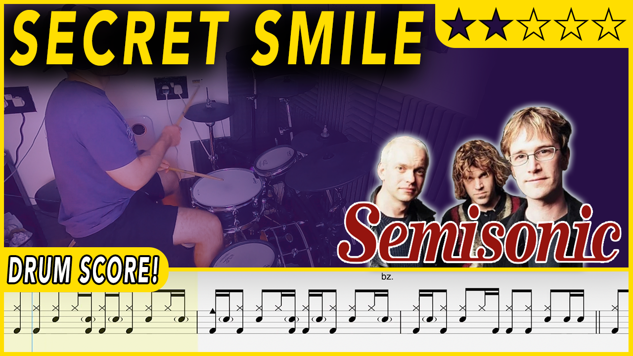 Secret Smile - Semisonic | Video, PDF & GP now available! — Drumscribe ...