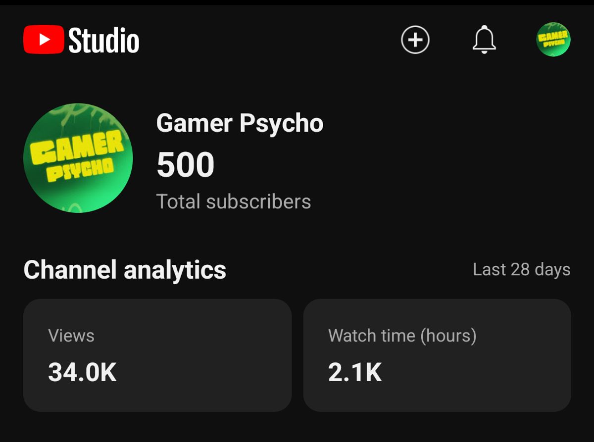 Why I made the channel — Gamer Psycho - Buymeacoffee