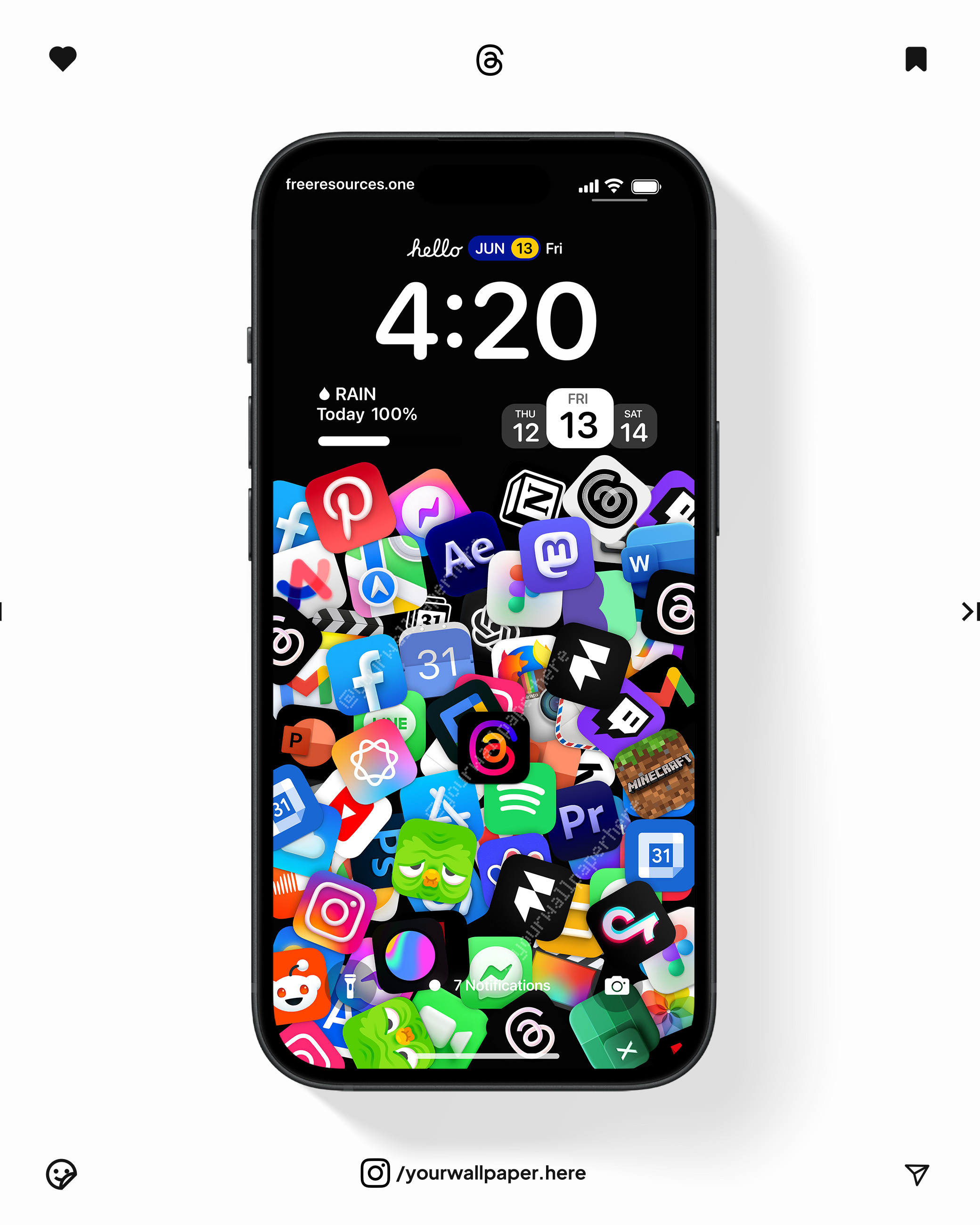 App icons wallpaper — Your Wallpaper Here - Buymeacoffee