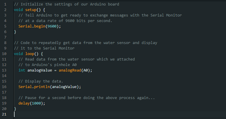 Arduino Chapter 15: Water Sensor — it2051229 - Buymeacoffee
