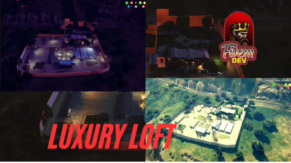 Inside Luxury Loft Bunker MLO! FiveM's Most Luxurious Underground Gang ...
