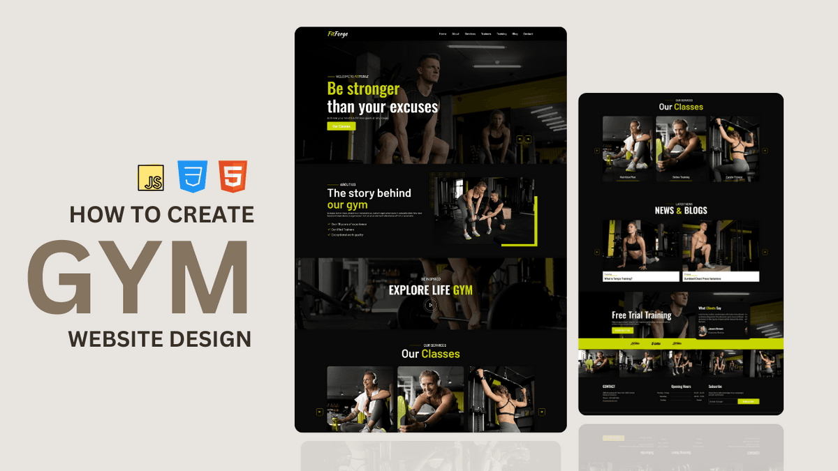 Amazing Gym Landing Page Template Source Code And Resources Html Css And And Js — K2infocom