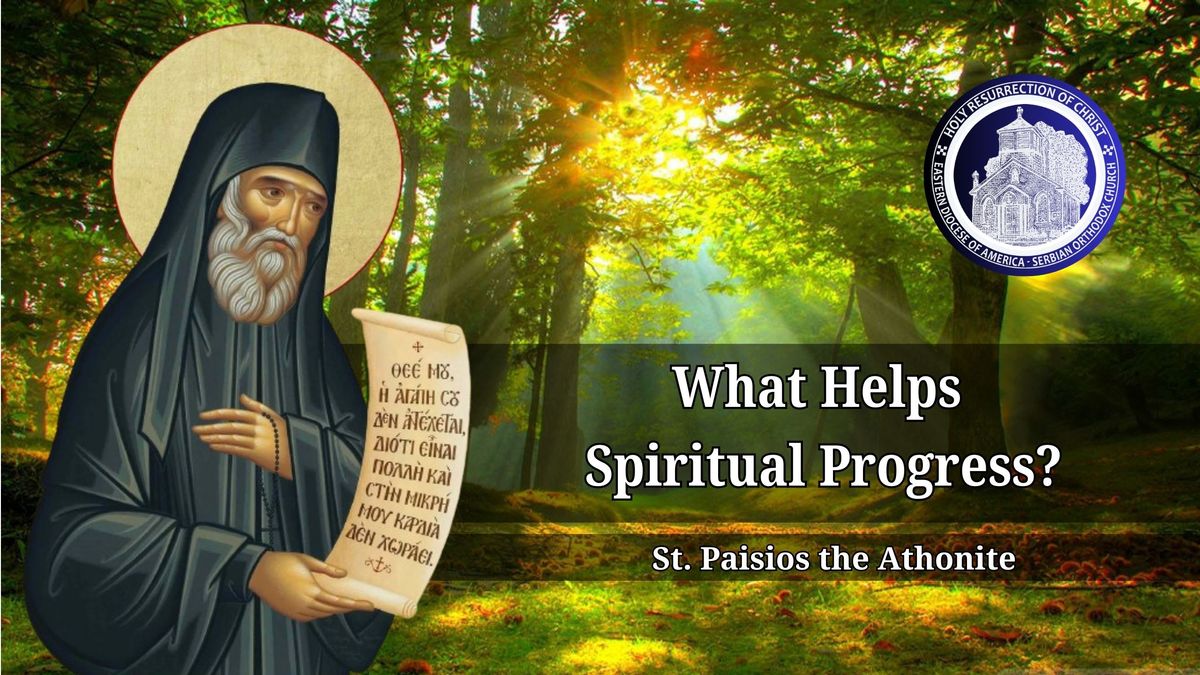 What Helps Spiritual Progress — Holy Resurrection of Christ - Buymeacoffee