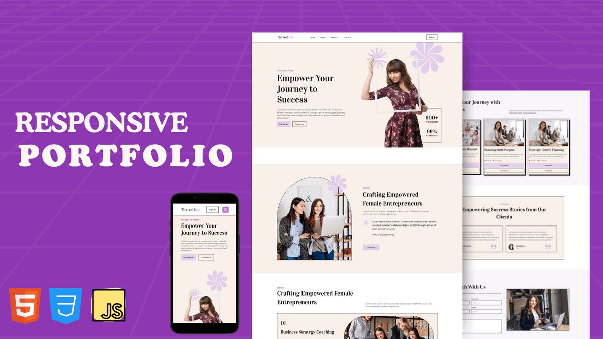 Personal Portfolio Website Template in HTML CSS : Source Code and Resources 💻 — K2infocom ...