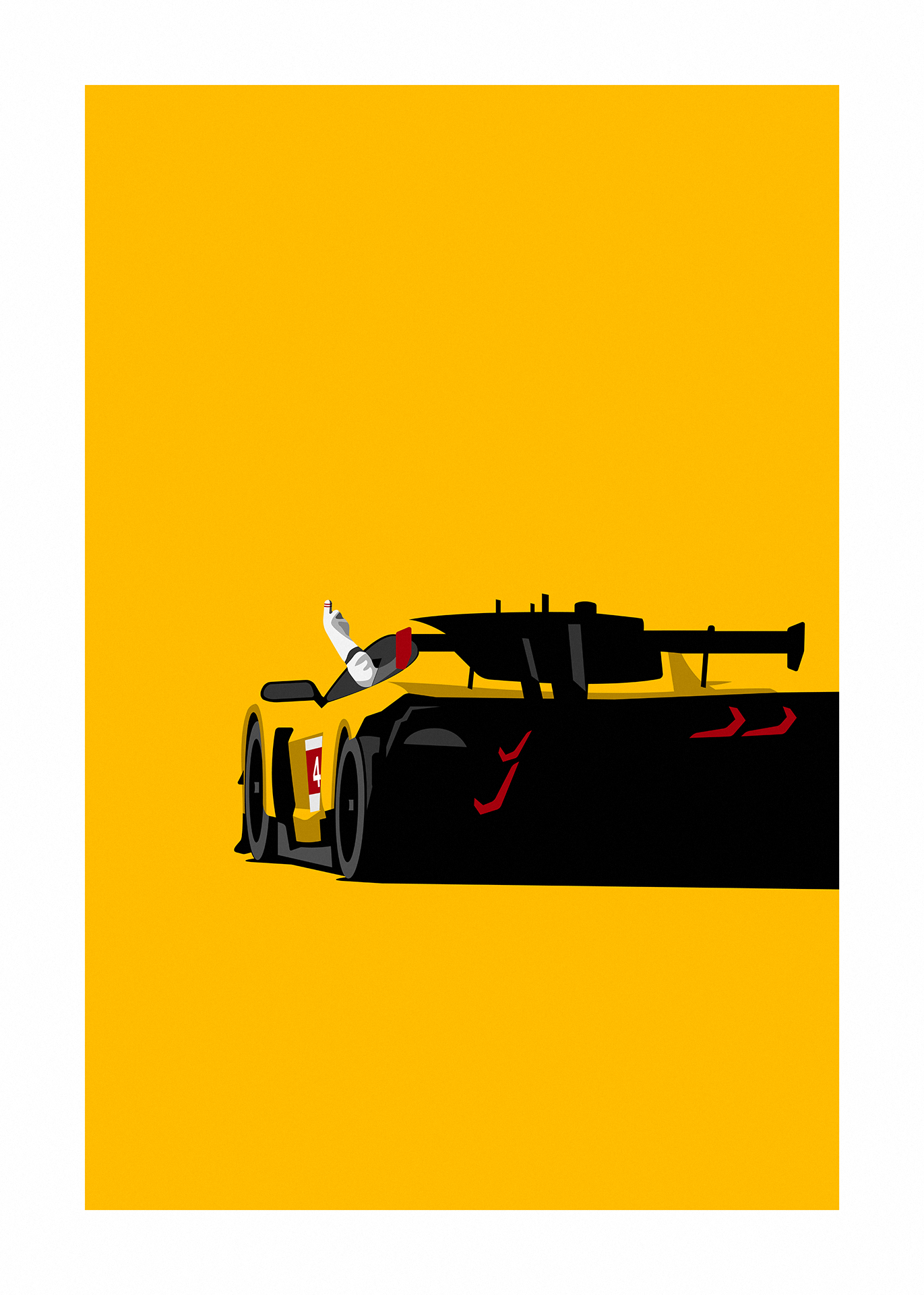 Quick and fun illustration of the most iconic moment from the Rolex 24 ...
