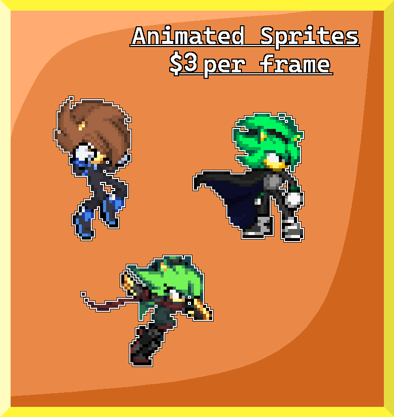 Animated Sprites — MoistEist - Buymeacoffee