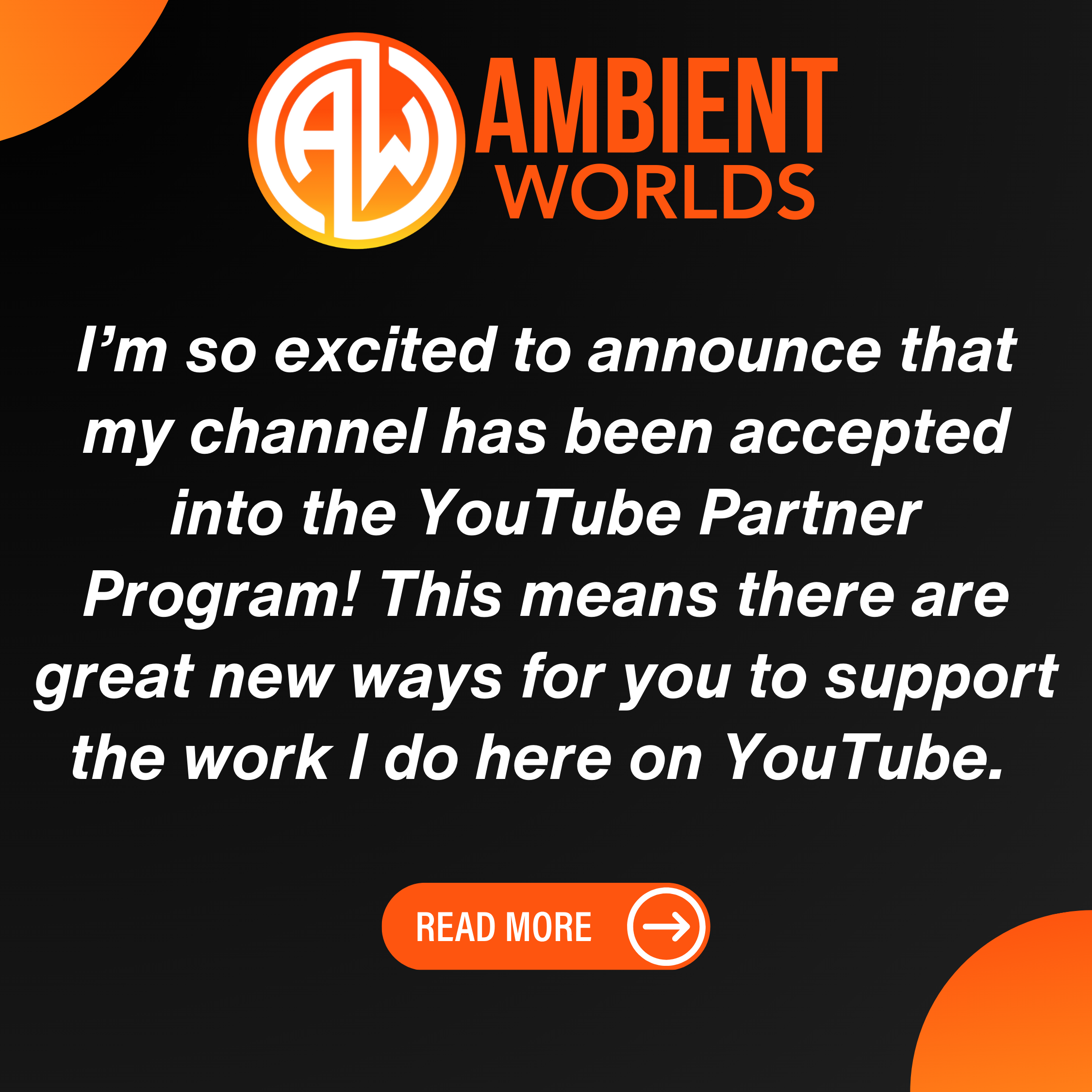 Finally Monetized (Big Update)! — Ambient Worlds - Buymeacoffee