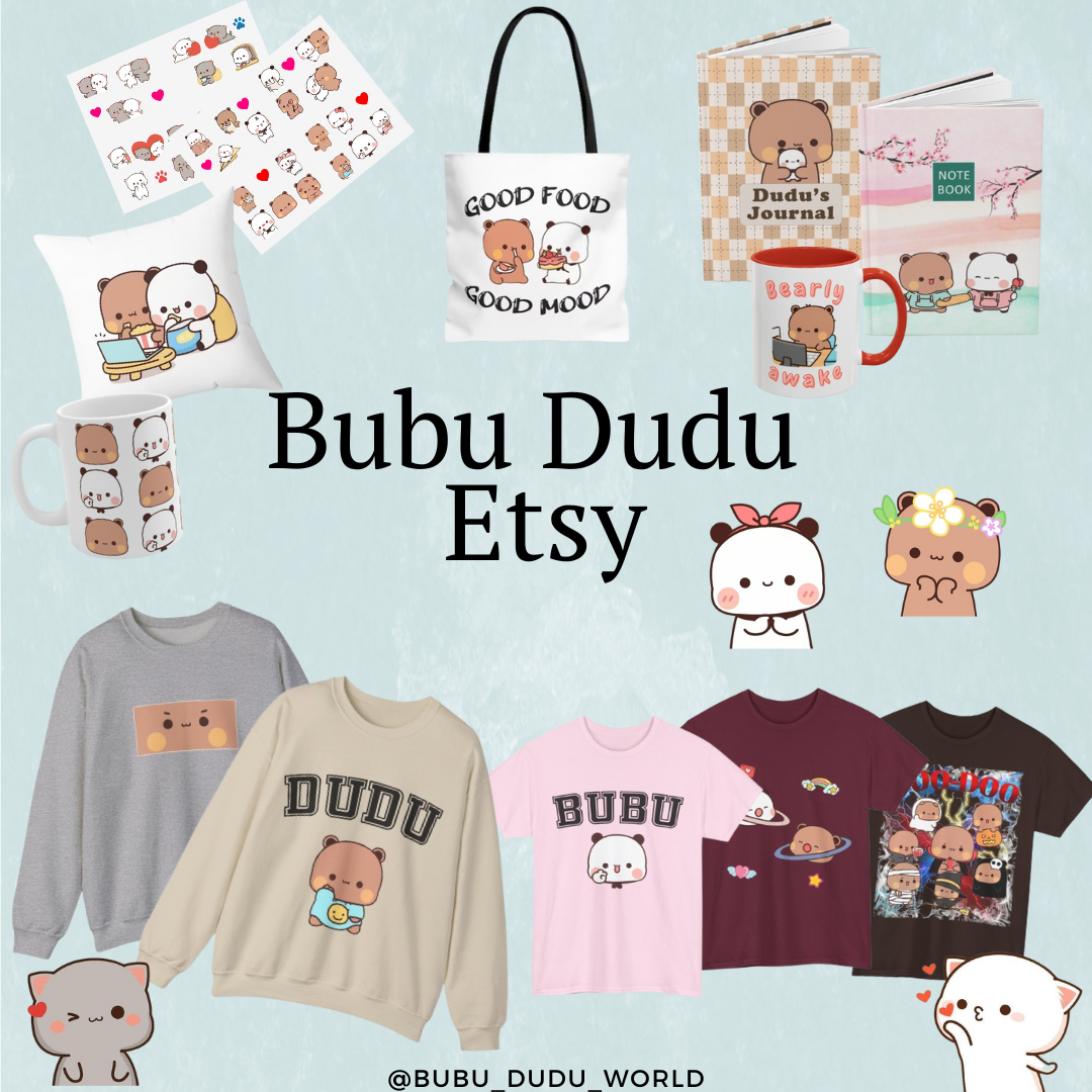 Cute Bubu Dudu merch 👕🍵📔 — Bubu Dudu World - Buymeacoffee
