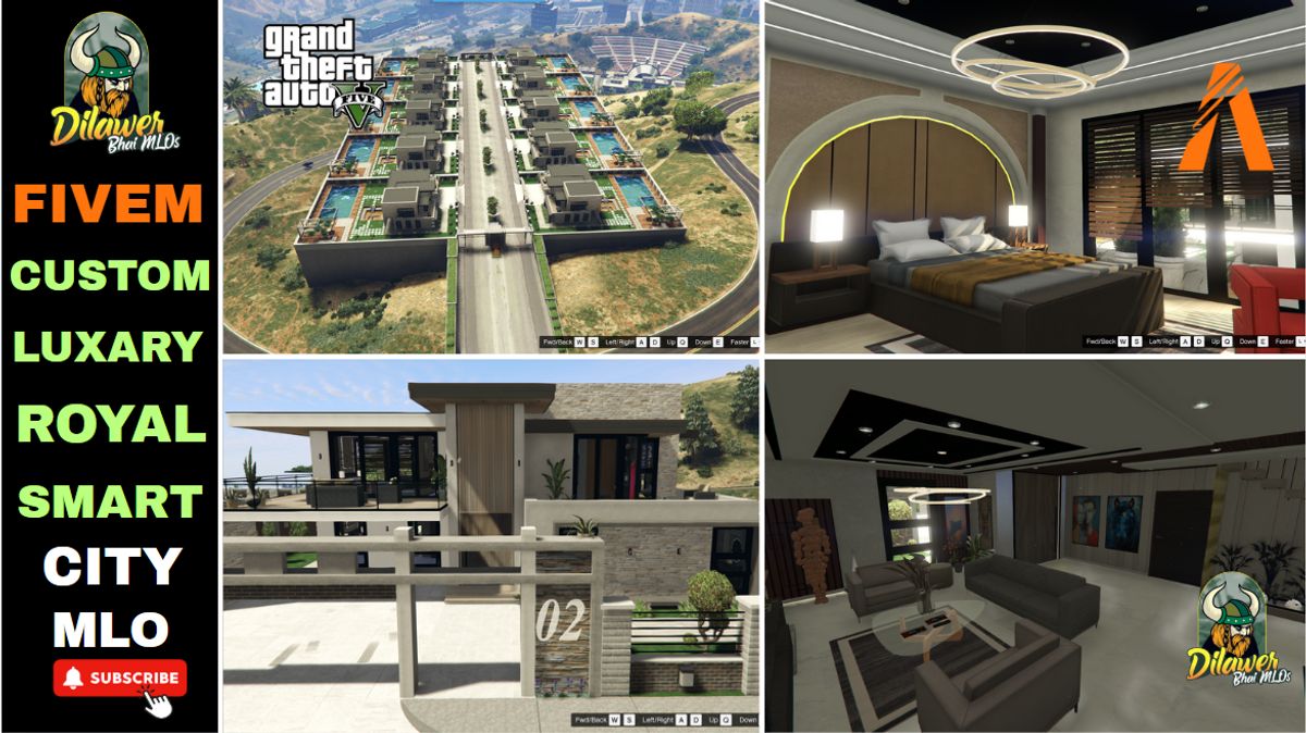 Fivem Custom Luxary Royal Smart City mlo — Dilawer Bhai - Buymeacoffee