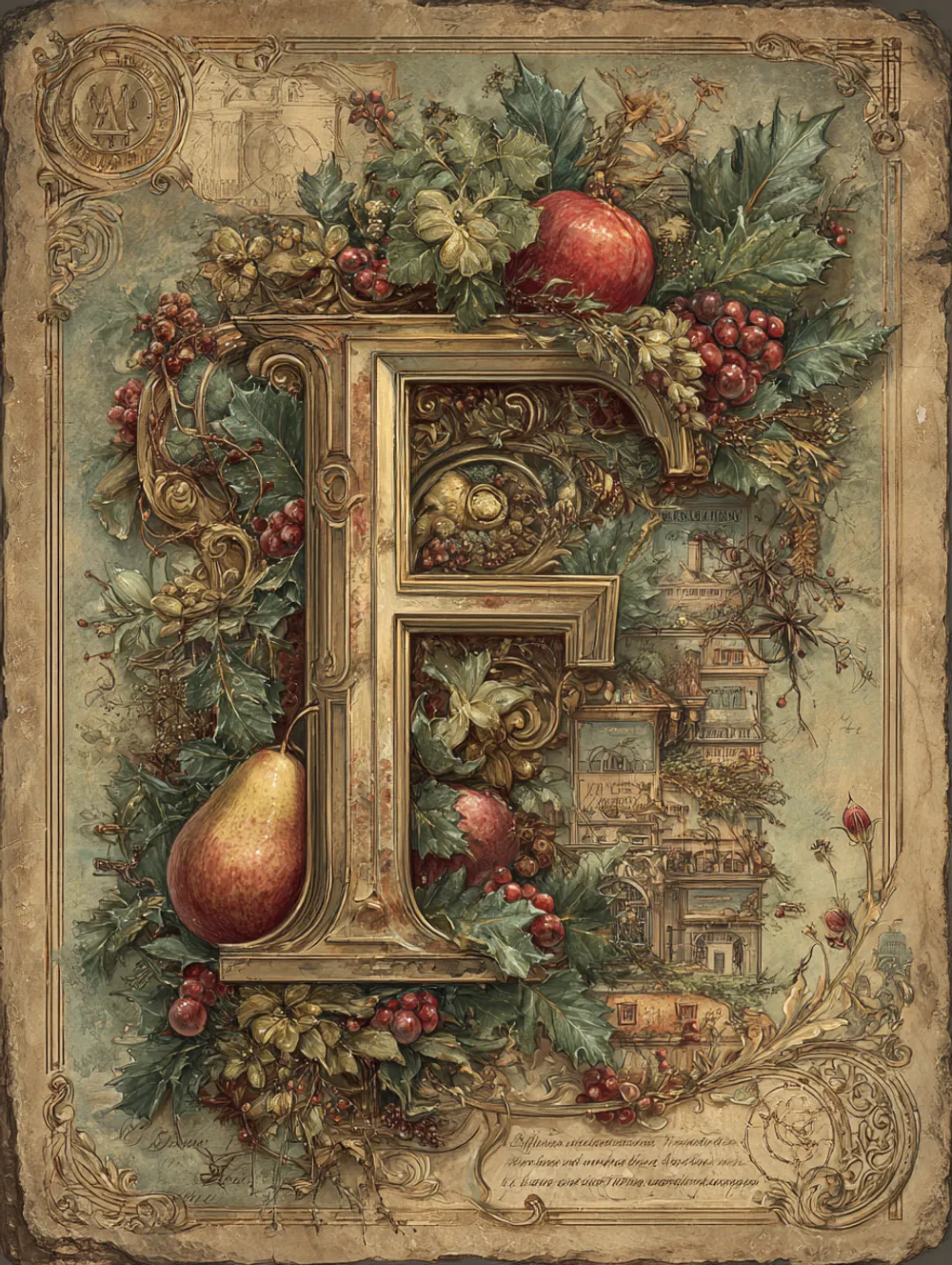 Old World Style Initials A-I — AI-Creations - Buymeacoffee