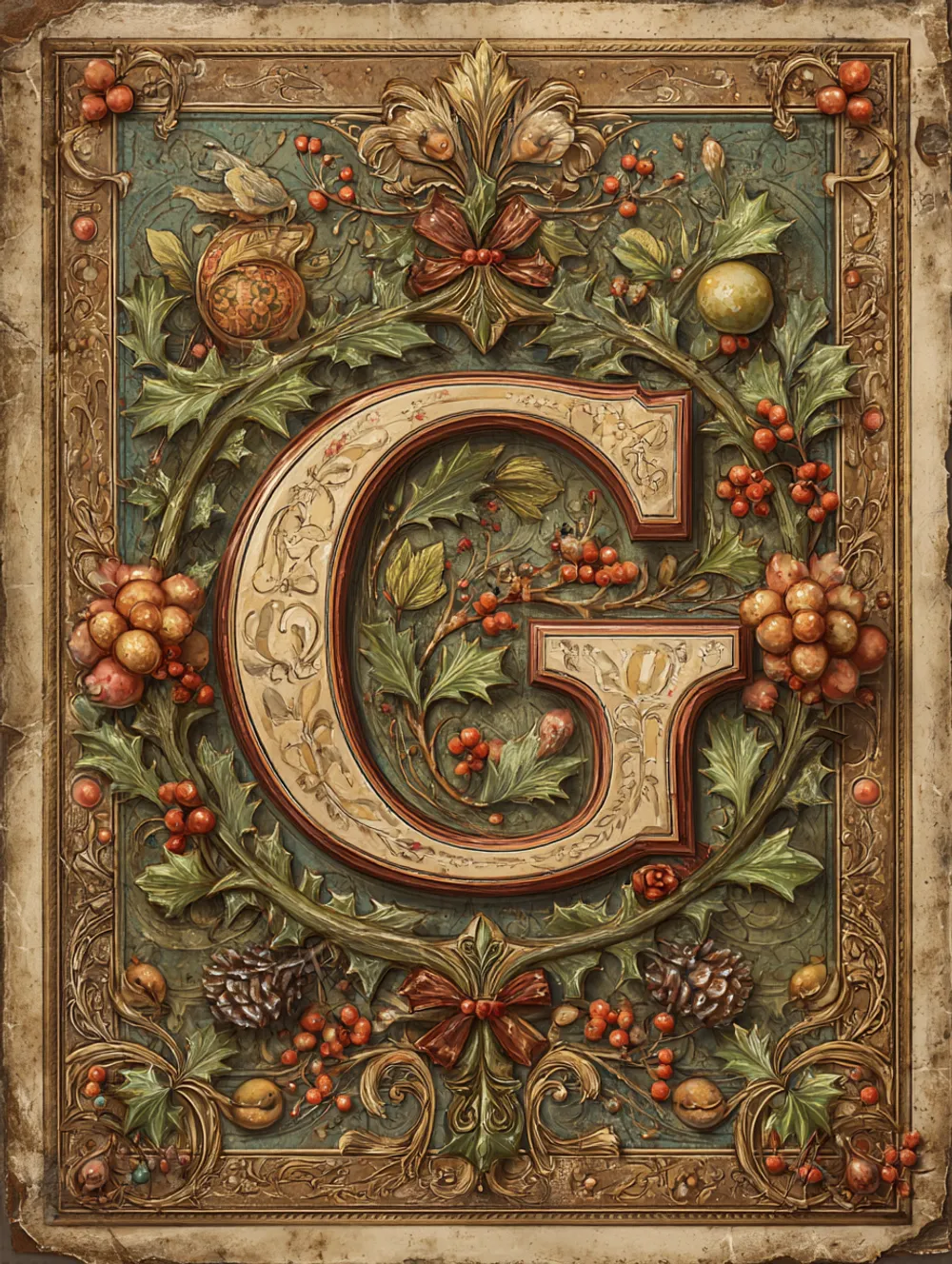Old World Style Initials A-I — AI-Creations - Buymeacoffee