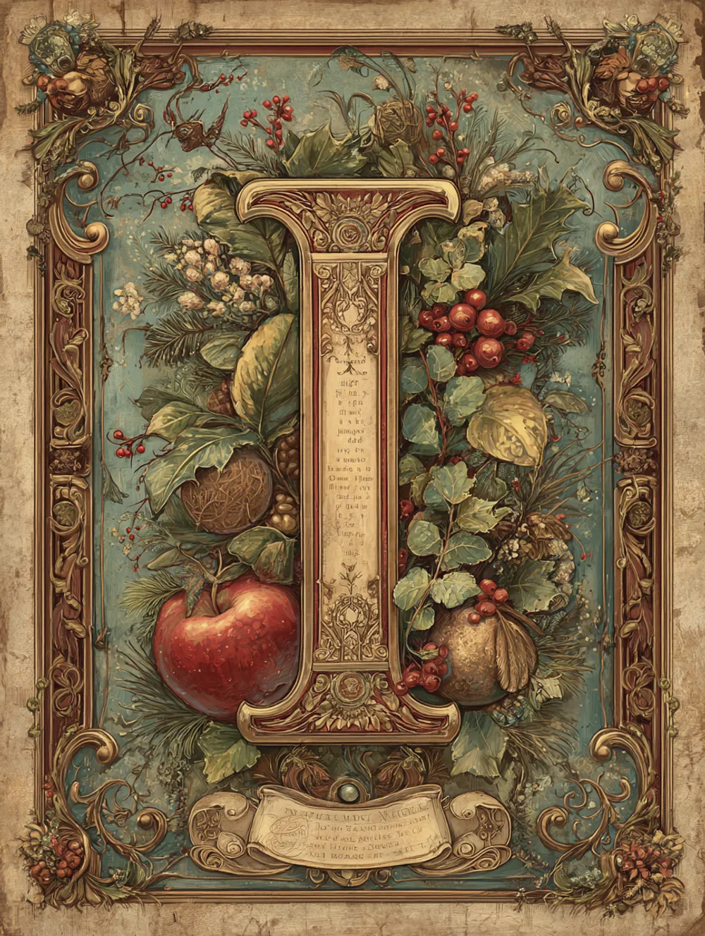 Old World Style Initials A-I — AI-Creations - Buymeacoffee