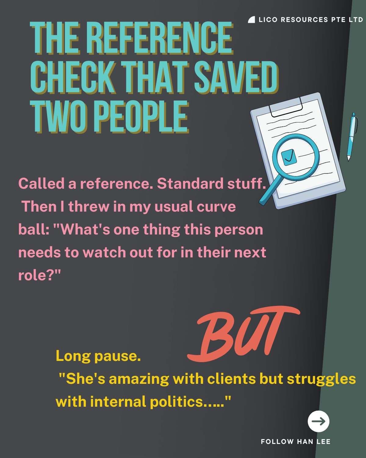 The Reference Check That Saved Two People From a Bad Match — Han Lee ...