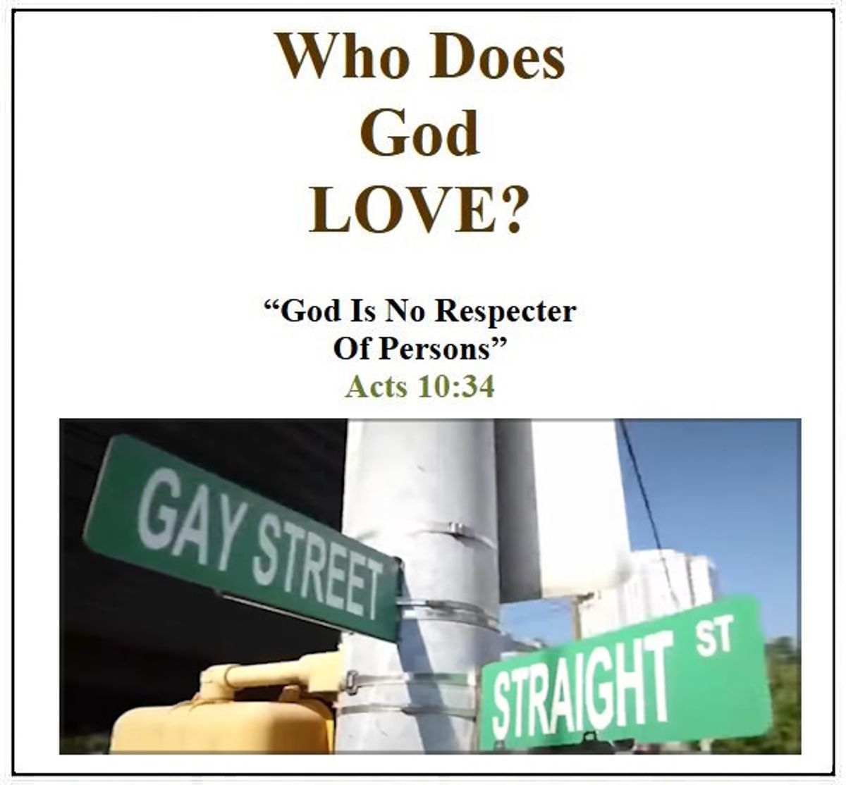 Who Does God Love? — NotesOnLife.org - Buymeacoffee
