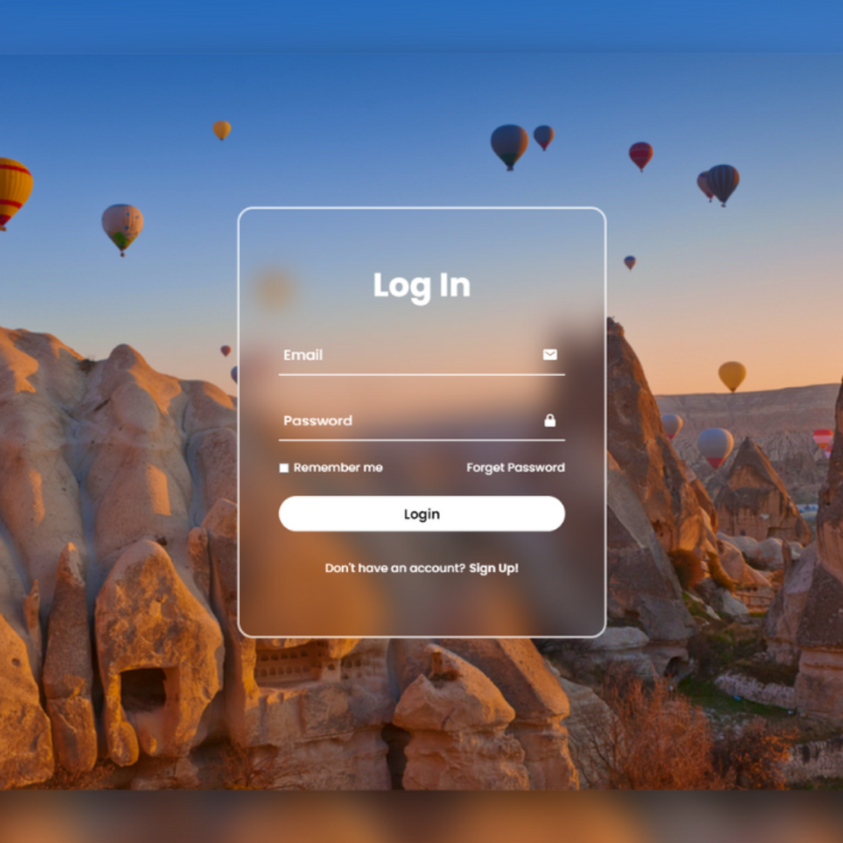 Animated Login Form Using HTML and CSS - Buymeacoffee