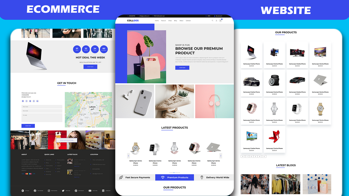 Ecommerce website Shop/Store design [Source Code ] - Buymeacoffee