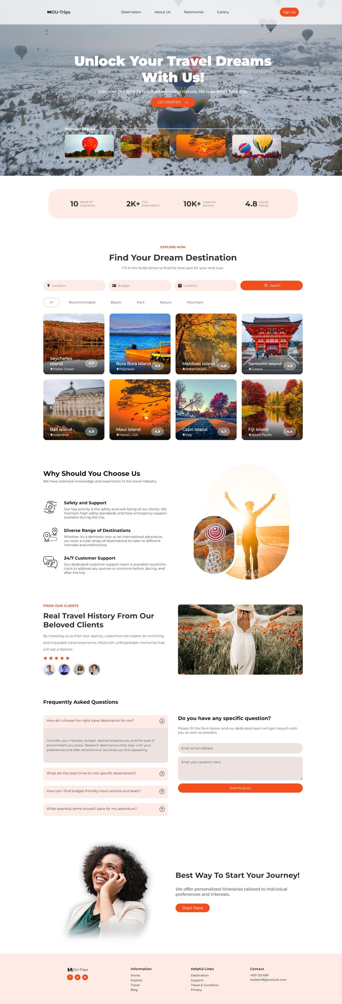Travel Web Application | Updated Source Code - Buymeacoffee